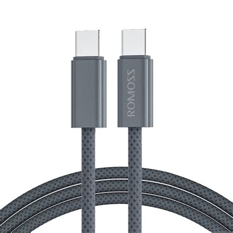 Romoss Cb3235 Pd30w Usb C Type C 데이터 케이블 휴대폰 고속 충전 케이블 2m회색