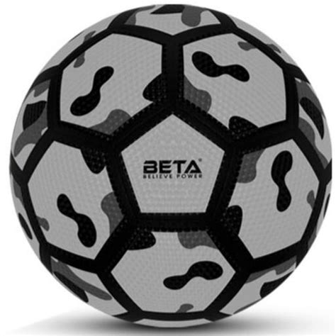 قیمت و خرید توپ فوتبال لاستیکی مناسب آسفالت سایز 4 طرح ارتشی رنگ طوسی