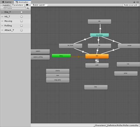 Animatorcontroller A Handy Tool To Get The Statesparameters In C Code Unity Engine Unity