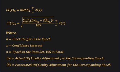 Analyzing Four Years Of Difficulty Adjustment Forecasts
