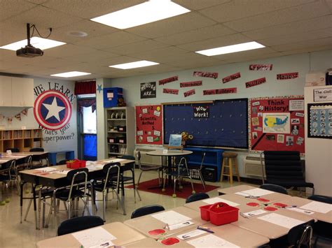 My Classroom Captain America Theme Superhero Classroom Theme