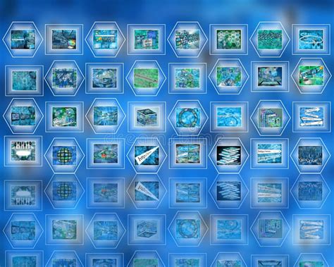 Cell Interface Stock Illustration Illustration Of Monitor 66510494