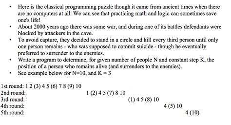 Solved Here Is The Classical Programming Puzzle Though It
