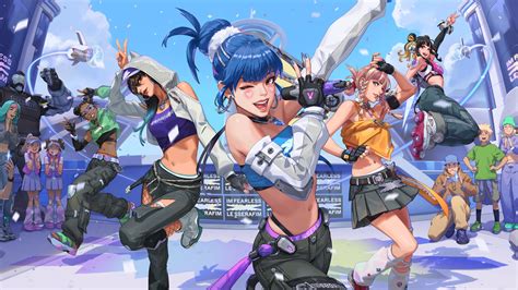 Le Sserafim Dva Juno Mercy Ashe Illari Overwatch 4k Wallpaper