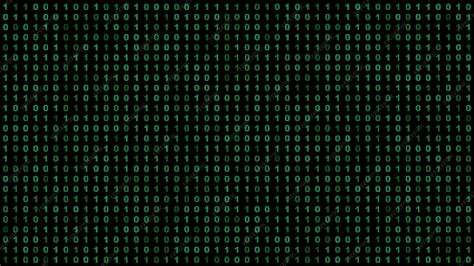 Premium Photo Abstract Futuristic Cyberspace With Binary Codedigital Binary Data Matrix