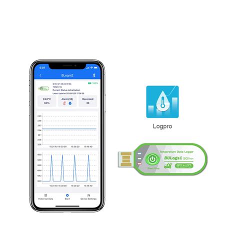 Hot Sale Usb Ble Temperature Sensor Data Loggers Usb Vaccines Temperature Monitoring Controller