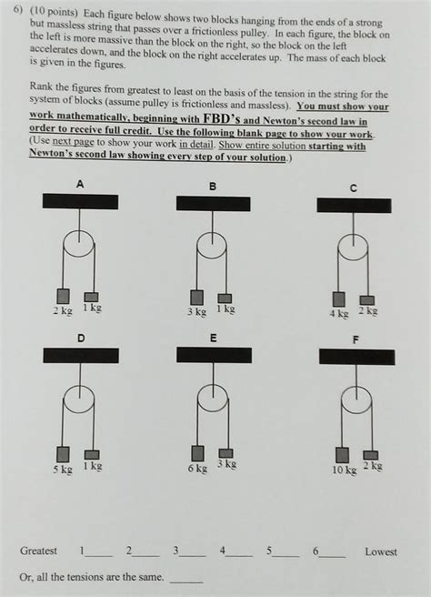 Solved Points Each Figure Below Shows Two Blocks Chegg Com