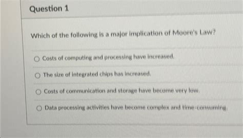 Solved Question 1which Of The Following Is A Major