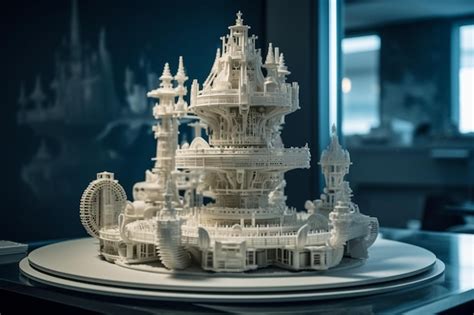 Premium Ai Image Timelapse Sequence Of A 3d Printer Creating Intricate Objects Layer By Layer