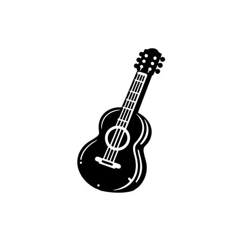 Guitar Clip Art Black And White