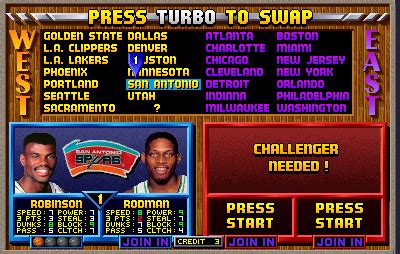 Screenshot Of Nba Jam Tournament Edition Arcade 1994 Mobygames