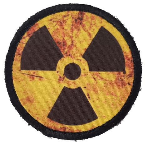 Radiation Sign Morale Patch Morale Patch Patches Radiation
