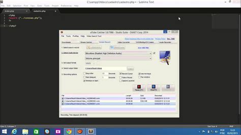 Sistema De Cadastro Com Php E Mysql 2015 Youtube