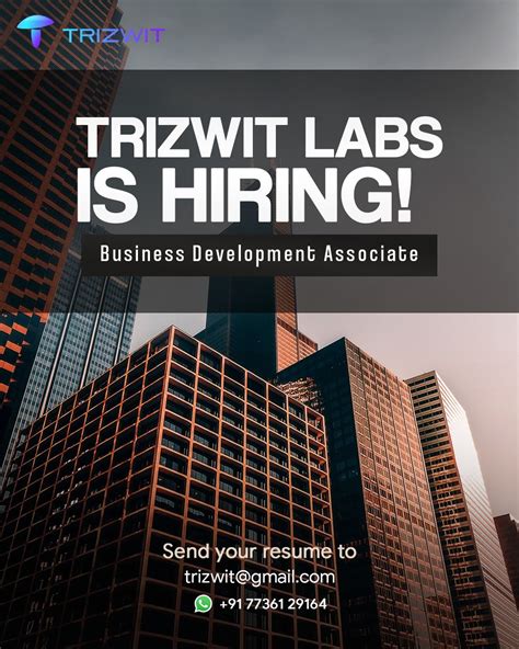 trizwit labs on linkedin 🌟 join our team as a business development associate 🌟 are you an…