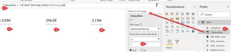 Power Bi Create Dynamic Date Filter And Visual Level Filter By