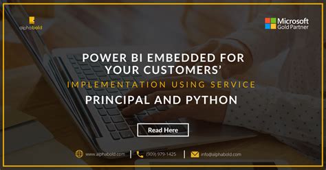 power bi embedded with service principal and python