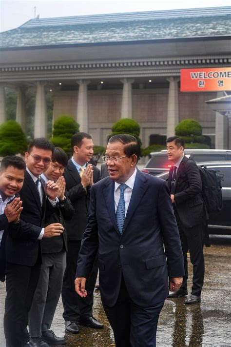 សម្ដេចតេជោ ហ៊ុន សែន ចាកចេញពីទីក្រុងសេអ៊ូល បន្តទៅកាន់ខេត្តឃ្យុងសាងបុកដូ សាធារណរដ្ឋកូរ៉េ