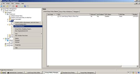 Ad Shot Gyan Group Policy Enforce And Block Inheritance