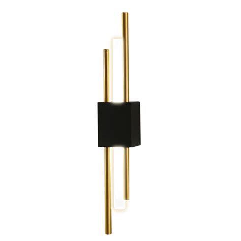 Wall Light Fitting Black And Gold Bd Electra Lighting