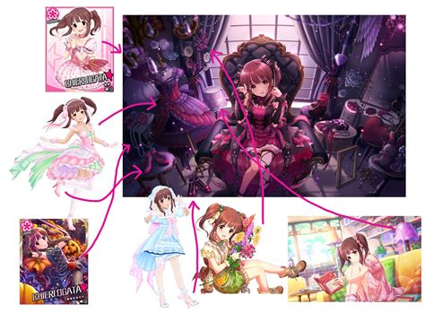 モバマス キュートsr画像bot On Twitter [私とあなたの楽園]緒方智絵里 特訓後 の背景にある衣装・小物類の元ネタ一覧