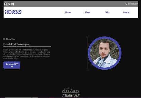 تصميم صفحة هبوط باستخدام Html Css Js مستقل