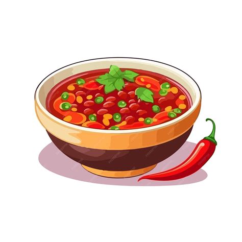 Dibujado A Mano Ilustración De Salsa De Chile De Dibujos Animados