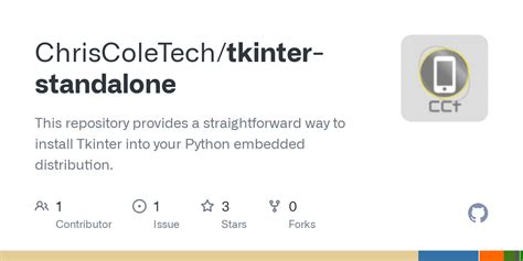 GitHub ChrisColeTech Tkinter Standalone This Repository Provides A