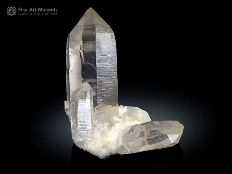 Quartz Cluster On Matrix From Skardu Pakistan Qtz 34 Fine Art Minerals