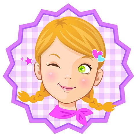 1 300 Winking Girl Stock Illustrations Royalty Free Vector Graphics