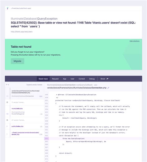 Ignition The Most Beautiful Error Page For Laravel And PHP Got A Major Redesign Freek Van