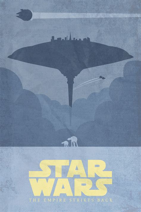 Star Wars The Empire Strikes Back Minimalist By Skybrush Viffex On Deviantart Star Wars Poster