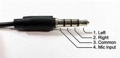 Iphone Headset Connector Pinout