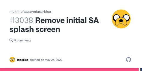 Remove Initial Sa Splash Screen · Issue 3038 · Multitheftautomtasa Blue · Github