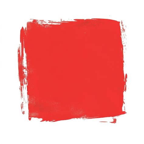 Red Rectangular Shape With Rounded Corners And Brush Texture Premium Ai Generated Image