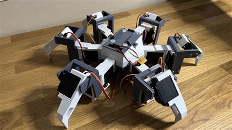 3d Printed Hexapod Robot 12 Steps With Pictures Instructables