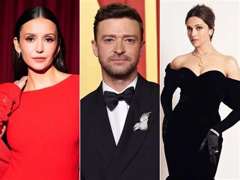 Justin Timberlake Deepika Padukone Nina Dobrev Famous Celebrities