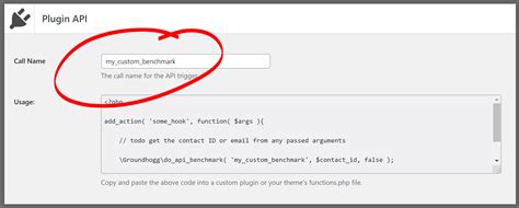 create your own custom benchmark using the plugin api groundhogg