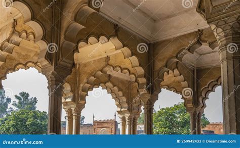 Ancient Indian Architecture In The Open Hall Of The Divan I Am Palace There Is A Colonnade