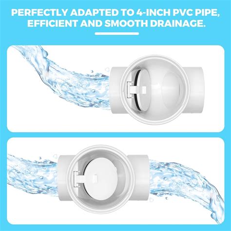 Cinsda 4 Pvc Backwater Valve 4 Inch Back Flow Preventer India Ubuy
