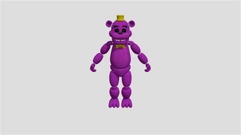 Splinks Purple Freddy Fnafsfm1 Download Free 3d Model By Kamdezbroz 27a1908 Sketchfab