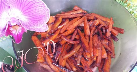 Лесно бързо вкусно Глазирани моркови с мед и соев сос