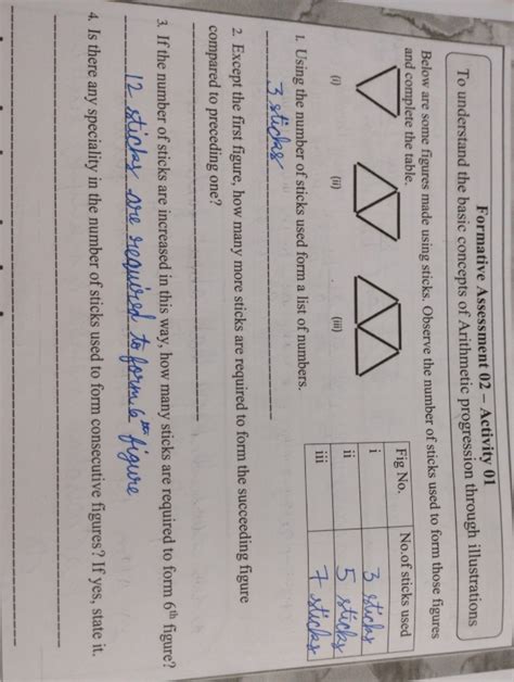 To Understand The Basic Concepts Of Arithmetic Progression Through Illust
