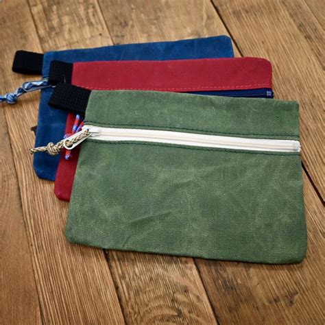 Canvas Utility Pouch L Various Colors Warbuck Wares