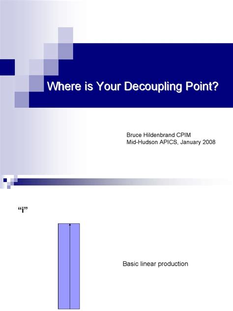 Decoupling Point Pdf Inventory Supply Chain