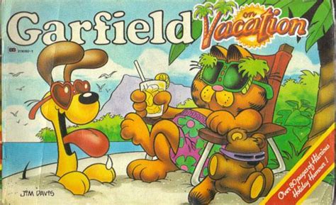 Garfield On Vacation Par Jim Davis Very Good Soft Cover 1985 1st