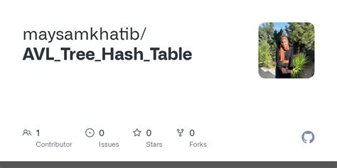 Github Maysamkhatibavltreehashtable