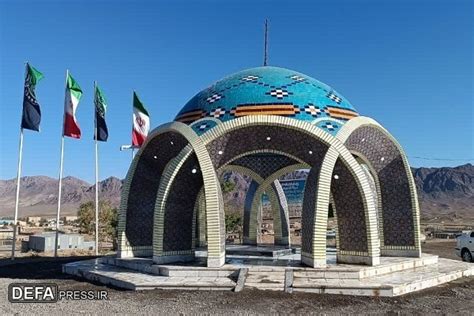 افتتاح یادمان شهدای گمنام شهرستان باخرز تصاویر