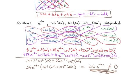 3 2 General Solutions Of Linear Equations Youtube