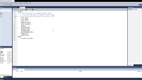 How Do I Comment Out A Single Line In MySQL Adcod Com
