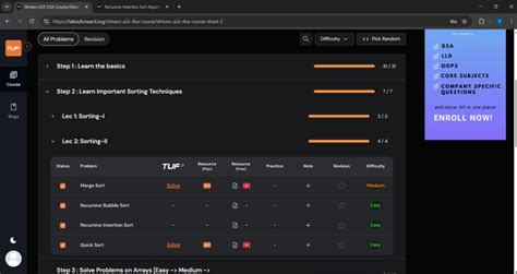 Mastered Sorting Techniques With Strivers A2z Dsa Sheet Satvik Patil